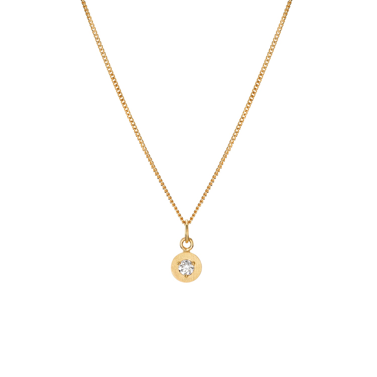 Stella Circle Necklace in 18ct Gold